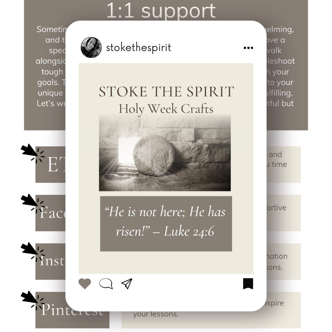 Holy Week Crafts for Kids | Printable Easter Bible Activities | Lenten ...