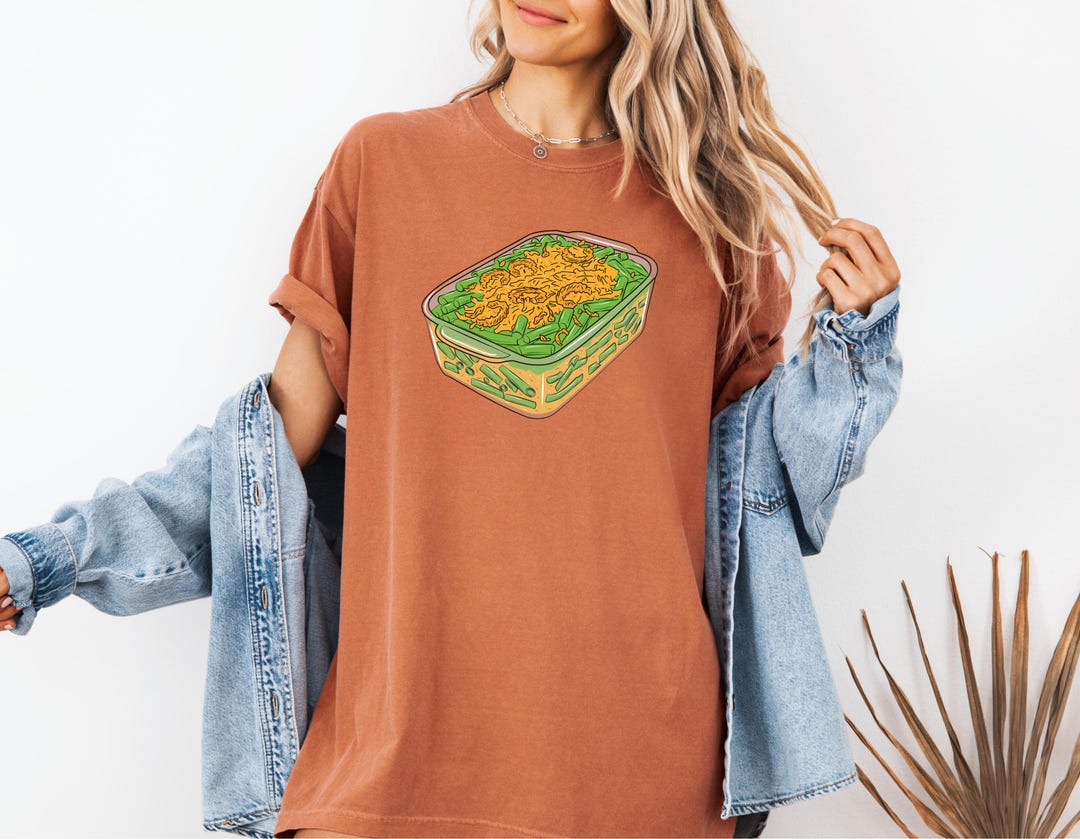 Green Bean Casserole T-shirt: Funny Foodie Graphic Tee - Etsy