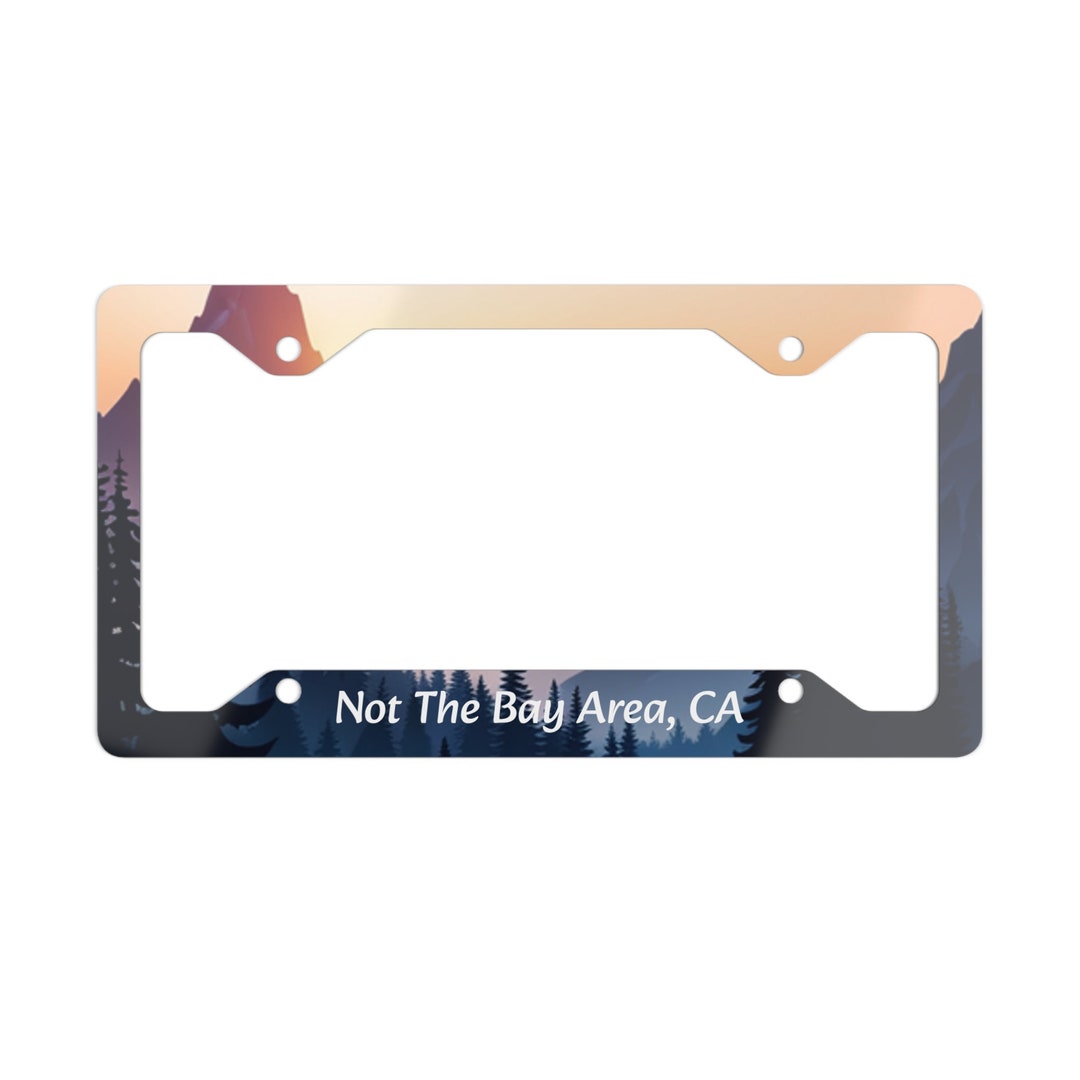 California-metal License Plate Frame - Etsy