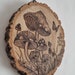 Handcrafted Mushroom Pyrography Art - Etsy UK