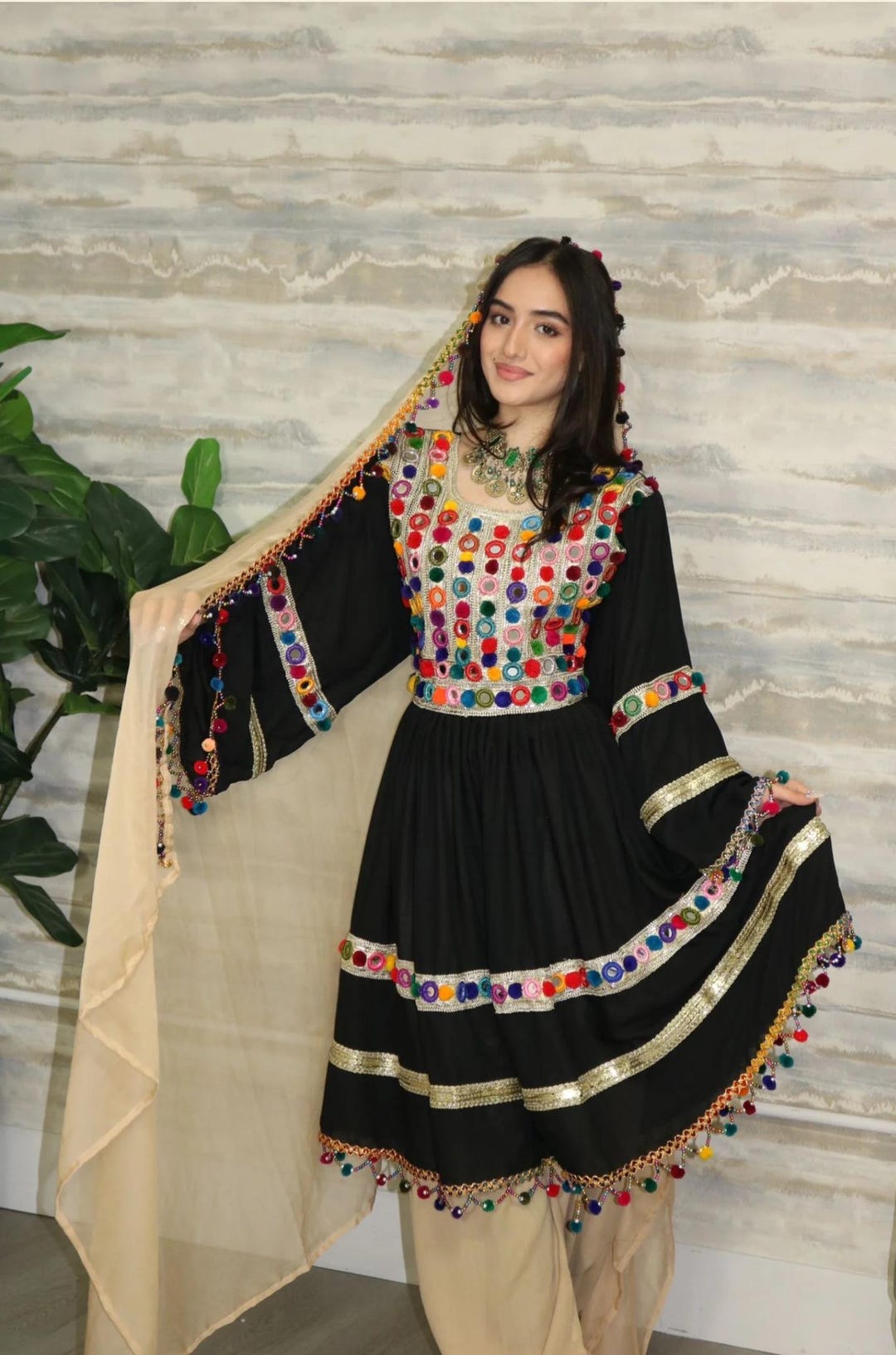 Traditional Afghan Kochi Style Nikkah Dress - - Etsy