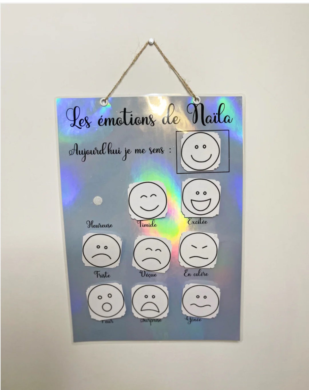 Tableau des émotions personnalisé - Etsy France