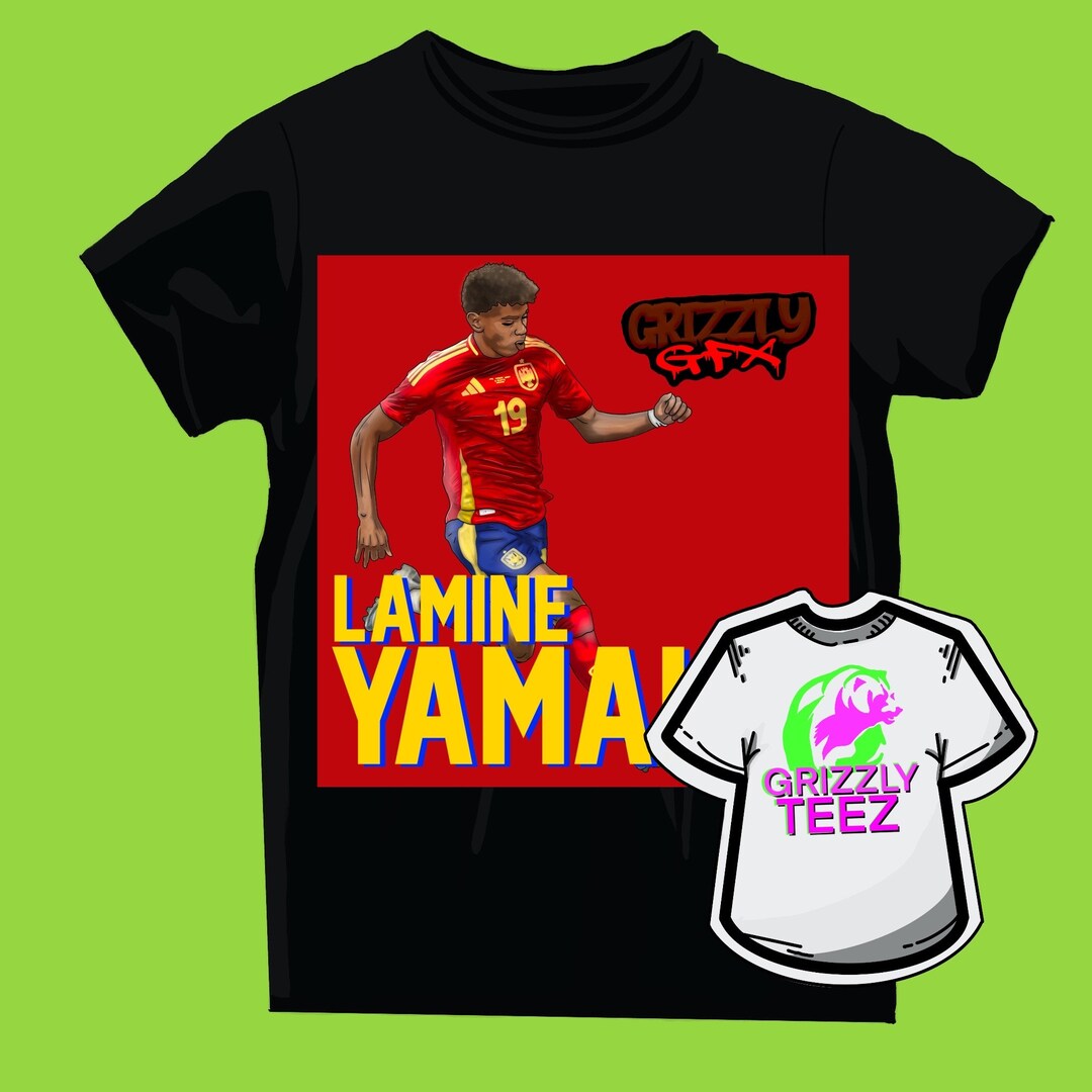 LAMINE YAMAL Spanish Wonderkid - Etsy
