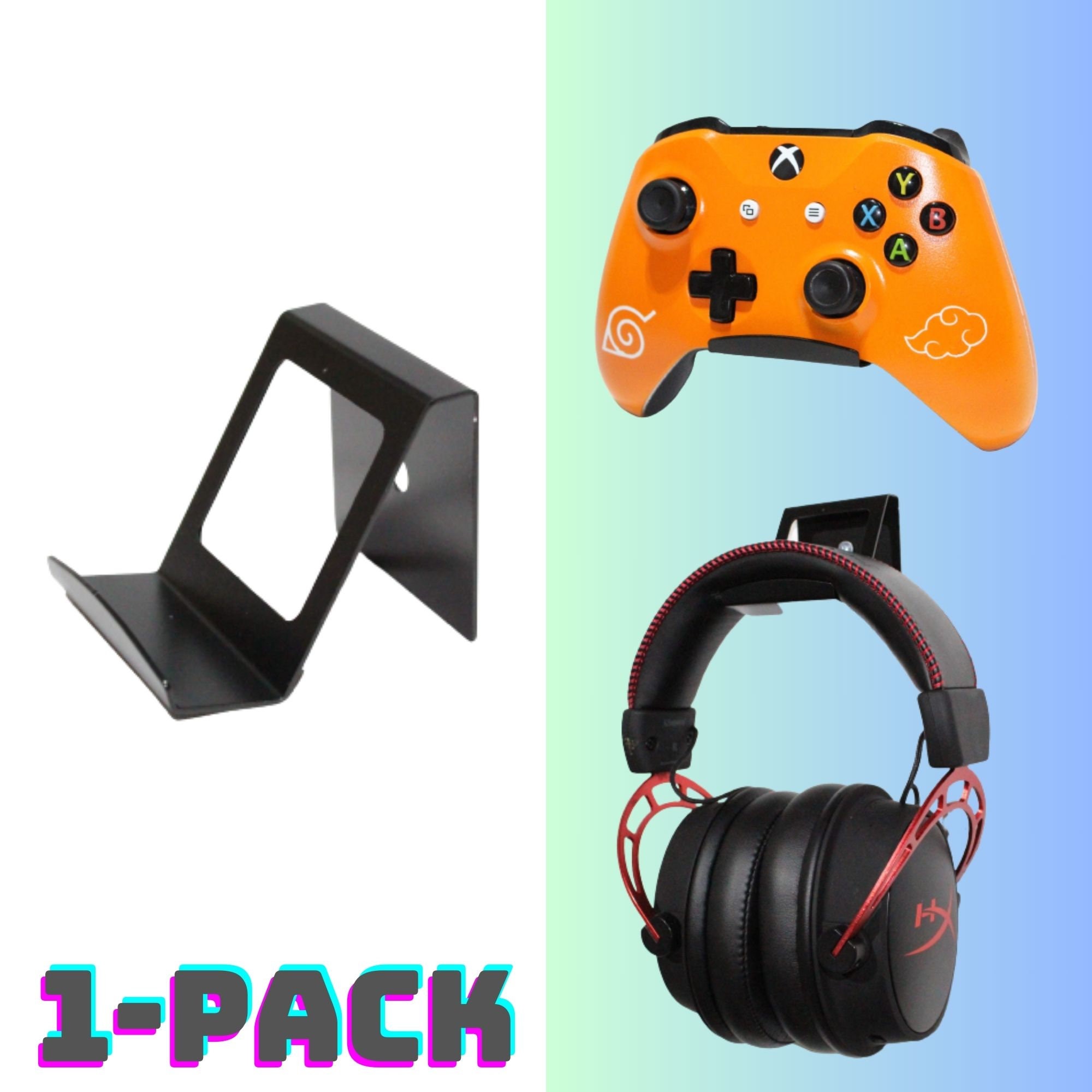 Wall-mounted Metal Controller Holder Video Game Steel Controller and ...