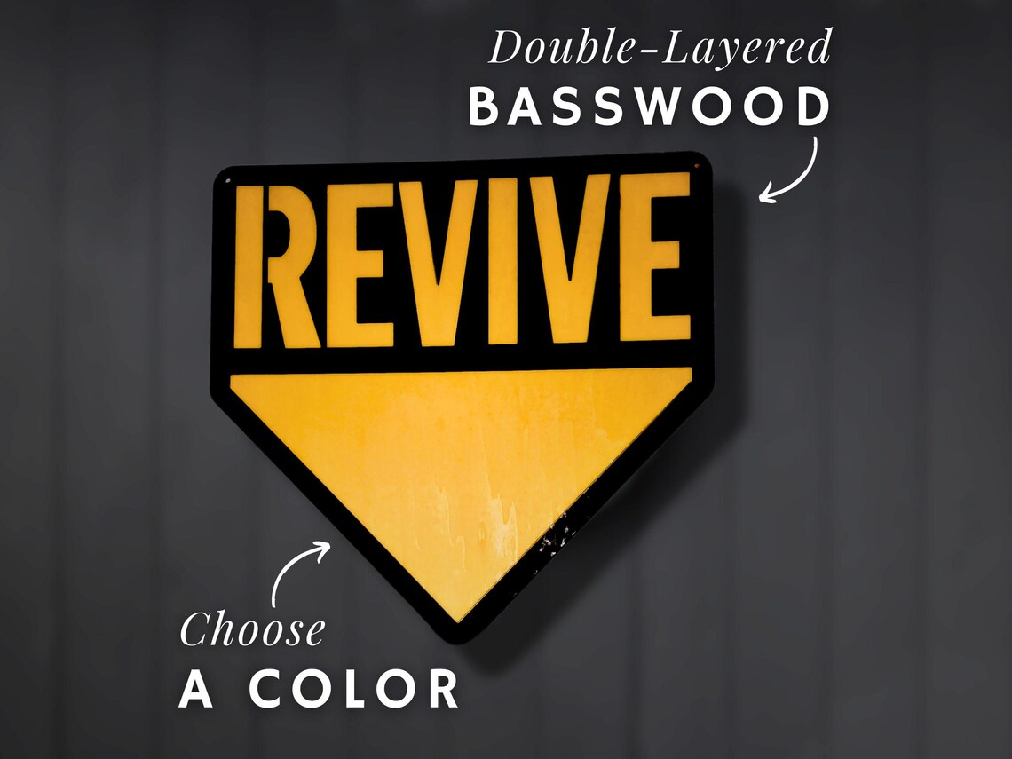 Cod Zombies Revive Sign, Double Layered Wood, Custom Gaming Signs ...