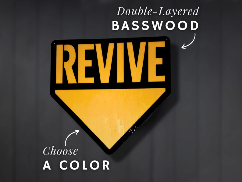 Cod Zombies Revive Sign, Double Layered Wood, Custom Gaming Signs ...