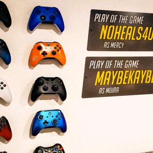 Overwatch 2 "play of the Game" Sign, Vinyl Backing, Custom Gaming Signs ...