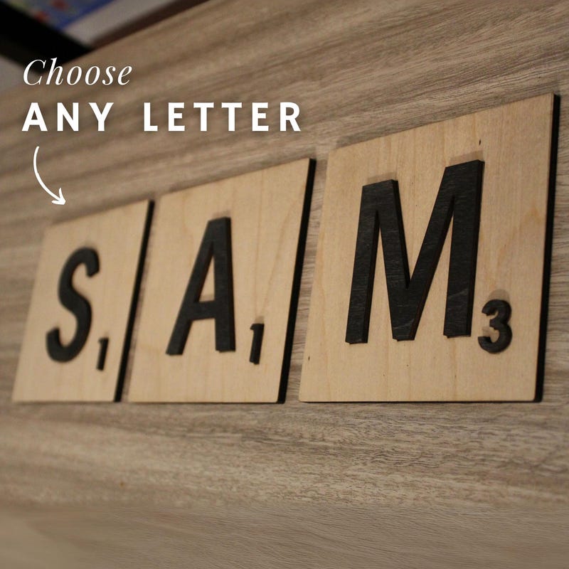 Giant Scrabble Tiles - Etsy