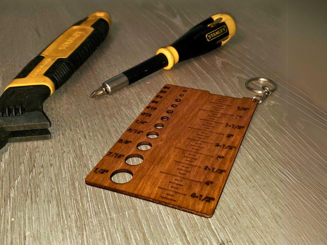 Imperial Sorting Gauge for Bolts & Screws (#4 - 1/2") English Screw ...