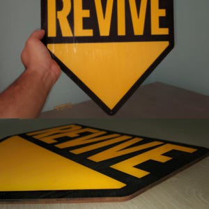 Cod Zombies Revive Sign, Double Layered Wood, Custom Gaming Signs ...