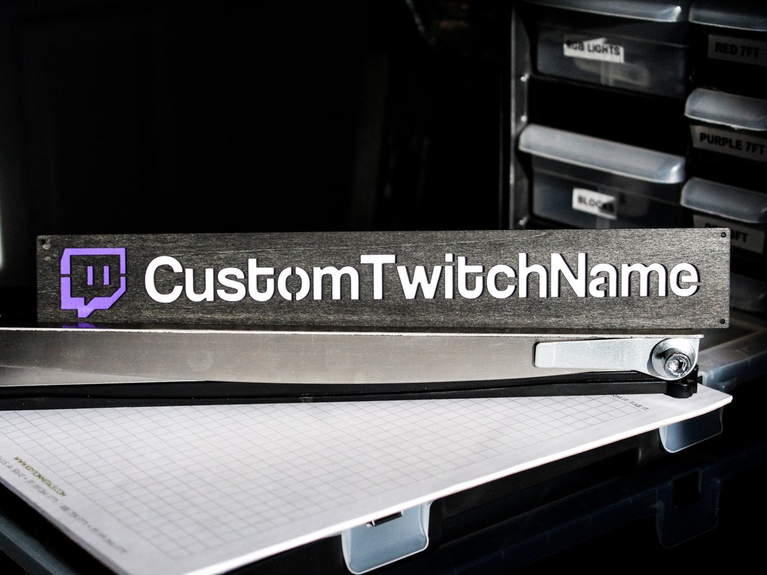 Custom Gaming Gamertag/name Sign - Etsy