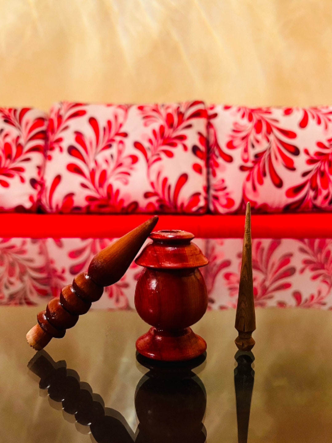 Traditional Wooden Kohl Bottle Handmade Wooden Surma Mascara Bottle ...