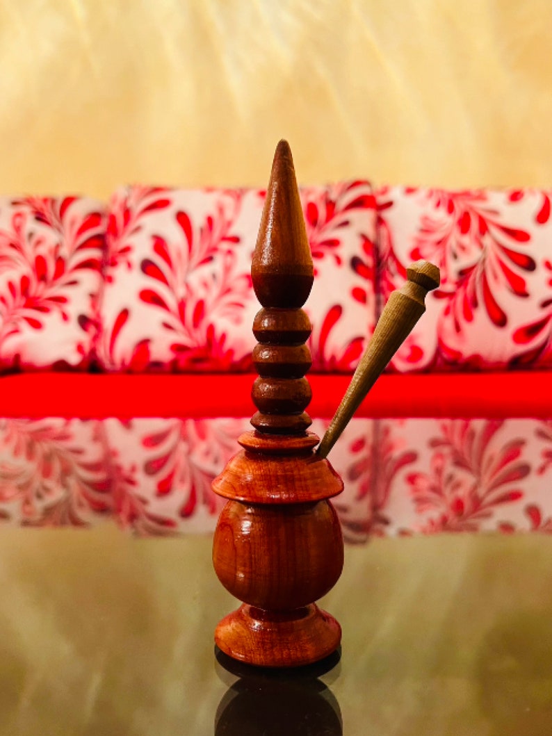 Traditional Wooden Kohl Bottle Handmade Wooden Surma Mascara Bottle ...