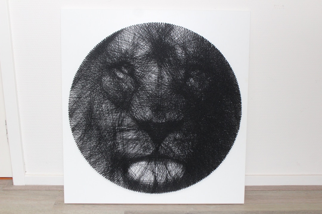 String Art Lion - Etsy