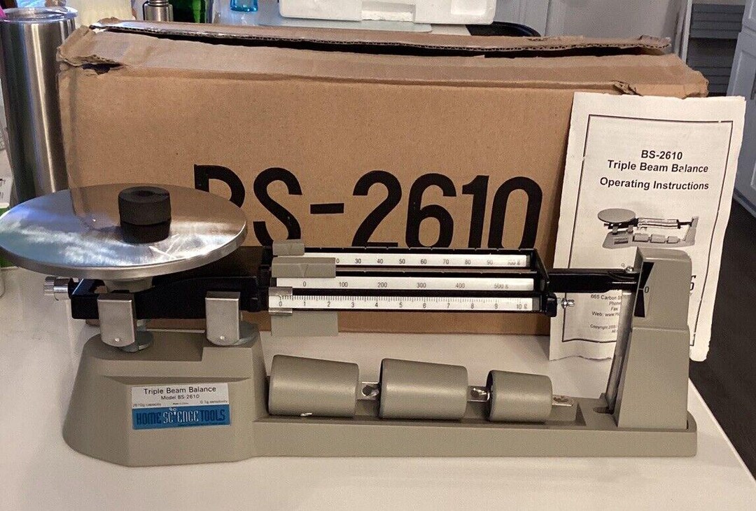 Home Science Tools Triple Beam Scale Model BS-2610 - Etsy