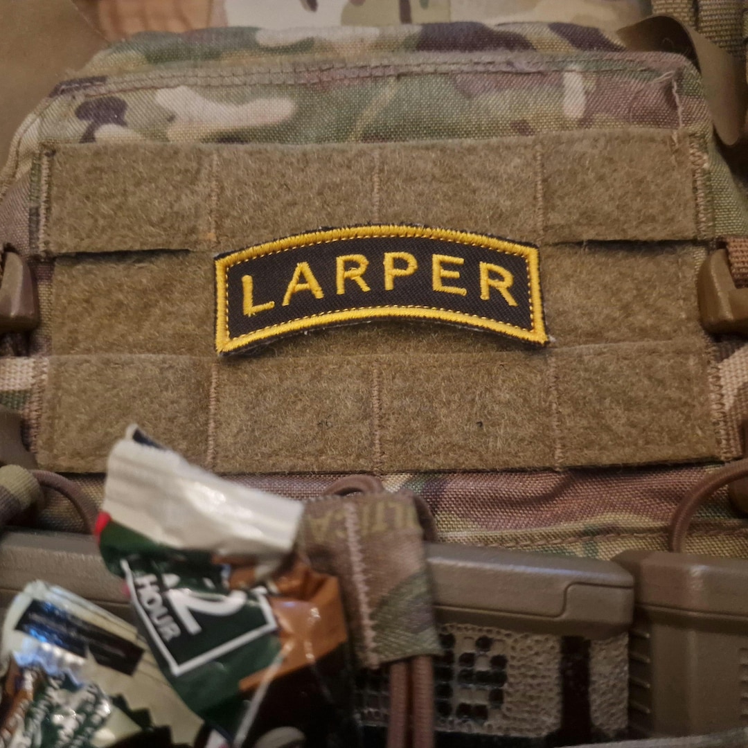 LARPER Tab Full Color Military Velcro Morale Patch Jacket Backpack - Etsy