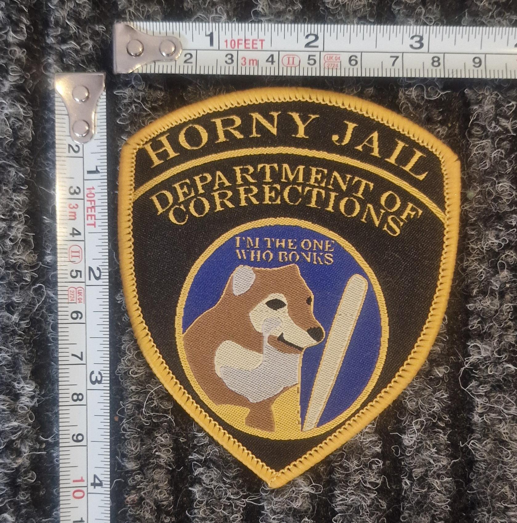 Horny Jail Guard Shiba Morale Patch - Etsy