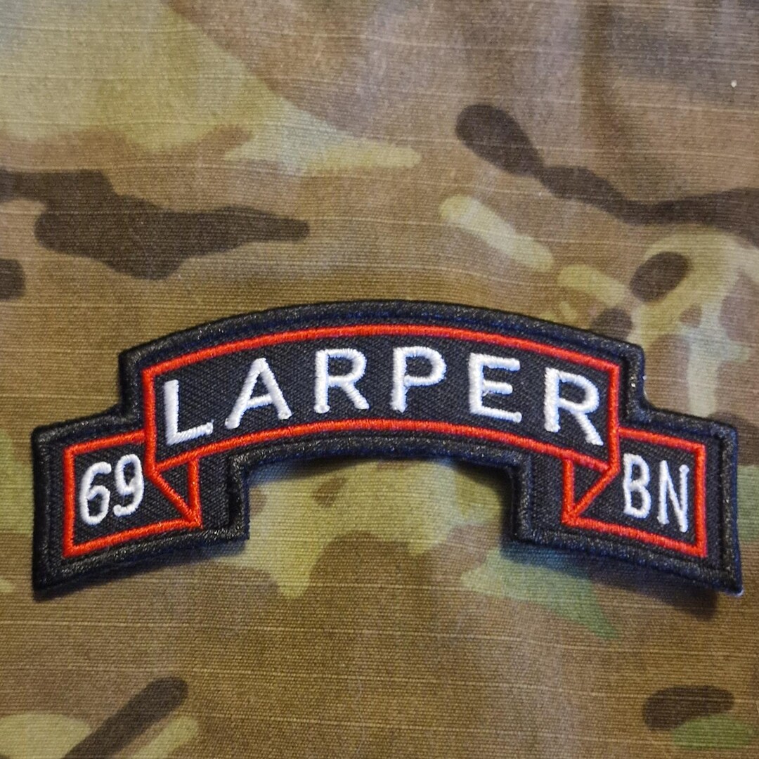 LARPER Tab Full Color Military Velcro Morale Patch Jacket Backpack - Etsy