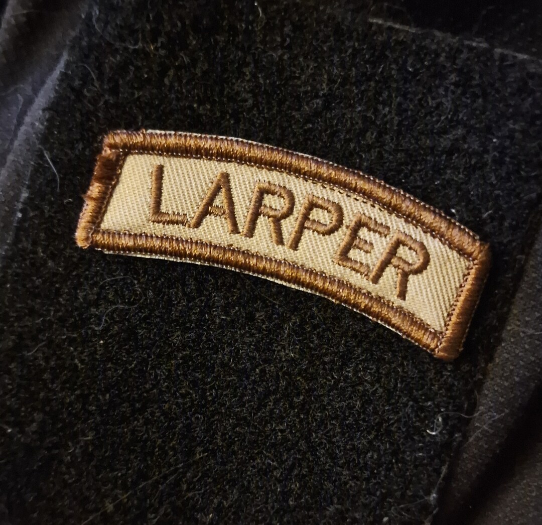 LARPER Tab Limited Military Velcro Morale Patch Jacket Backpack - Etsy