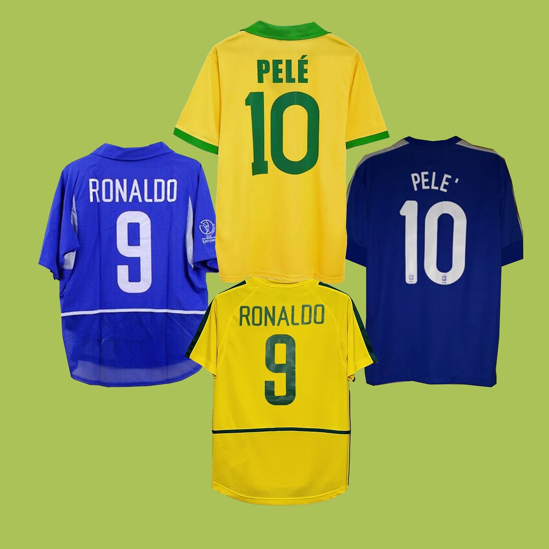 Brazil Best Legendary Retro Vintage National Team Ronaldinho Pele ...