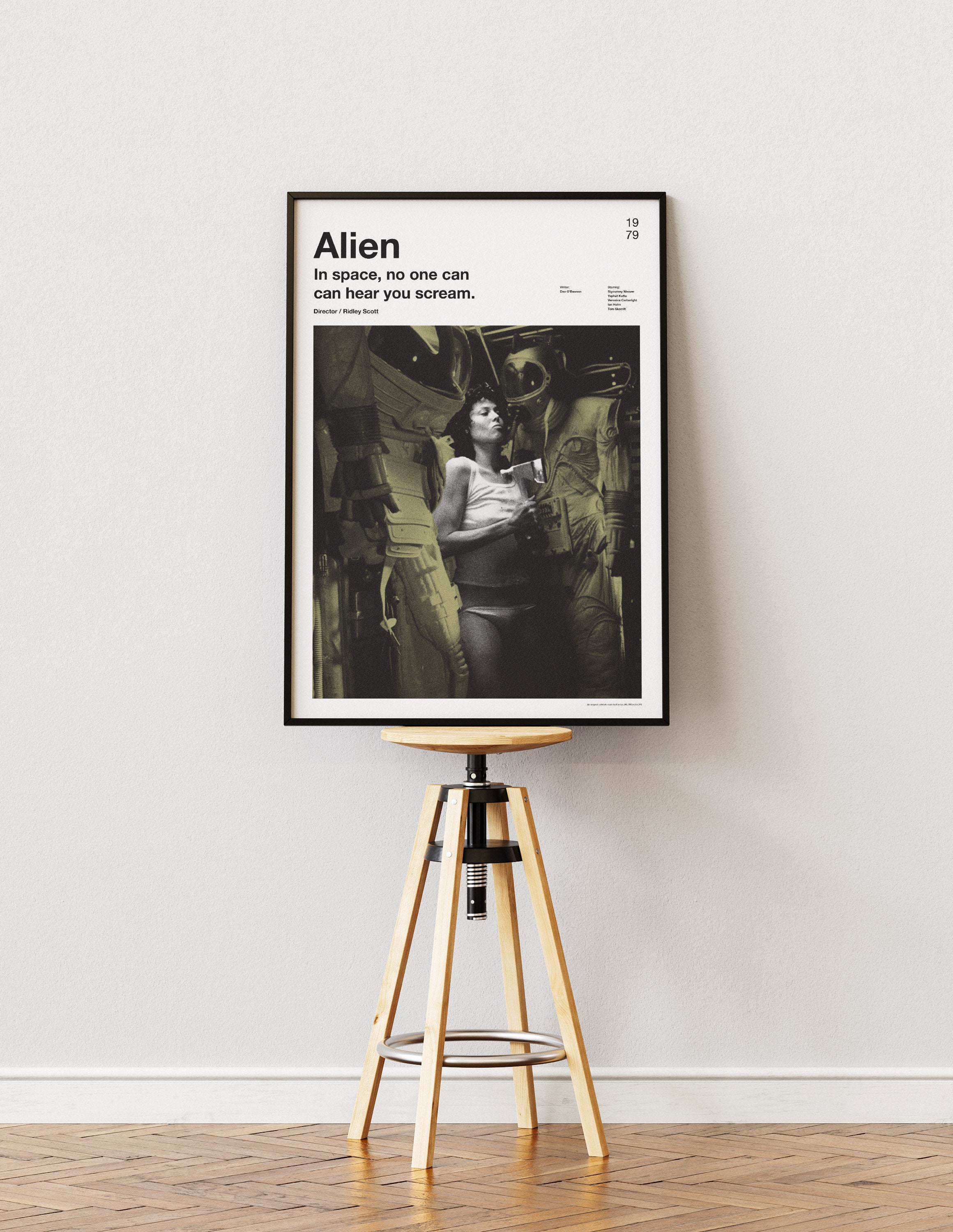 Alien 1979 / Ridley Scott / Digital Download Minimalist Movie Poster a4 ...