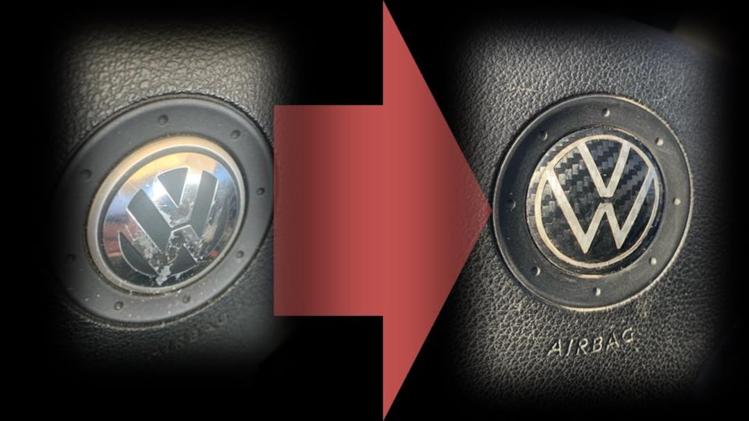 VW Steering Wheel Emblem Foil Cutting Pattern (DXF) – for 45.5 Mm ...