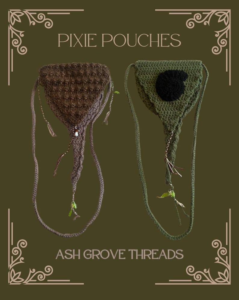 Crochet Pixie Pouch - Etsy