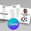Sports Award Banquet Program Template, Editable Football Softball ...
