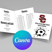 Gameday Program Template - Editable PSD Download | Customizable Sports ...