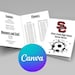 Gameday Program Template - Editable PSD Download | Customizable Sports ...