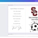 Multi-page Bi-fold Program Canva Template, Sports Team Program or ...