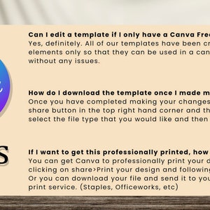 Multi-page Bi-fold Program Canva Template, Sports Team Program or ...