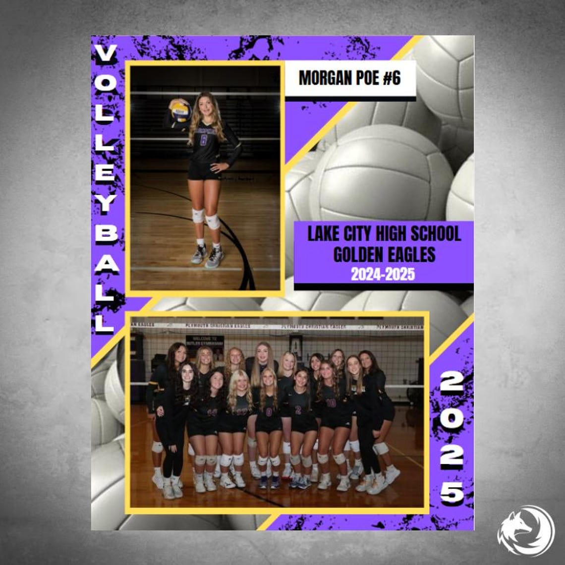 Volleyball Memory Mate Canva Digital Template | 8.5" X 11" | Sports ...