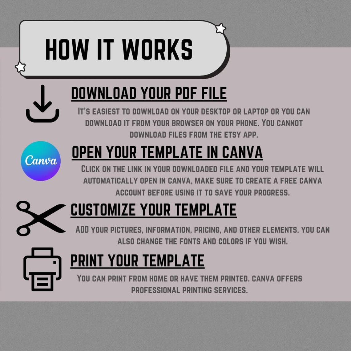 Competitive Dance Memory Mate Canva Digital Template | 8.5" X 11 ...