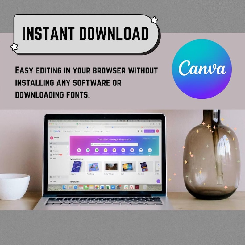 Multi-page Bi-fold Program Canva Template, Sports Team Program or ...