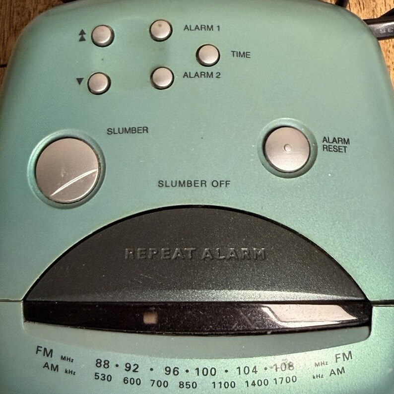 Vintage Philips Magnavox Dual Alarm Clock Radio AJ3145 FM AM Alarm ...