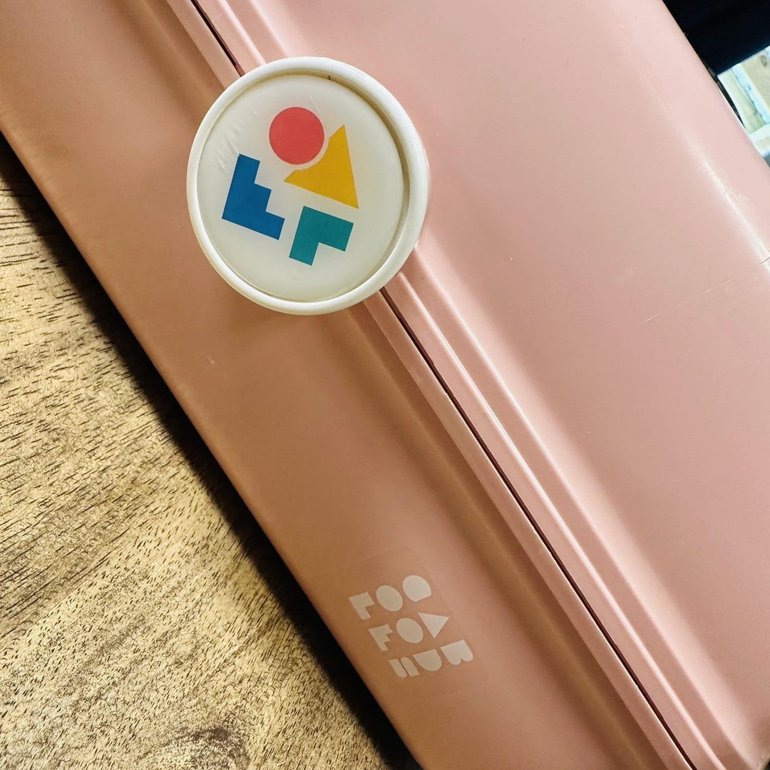 Vintage Caboodles Pink Jewelry Makeup Case 2 Tier Mirror Handle Made in ...