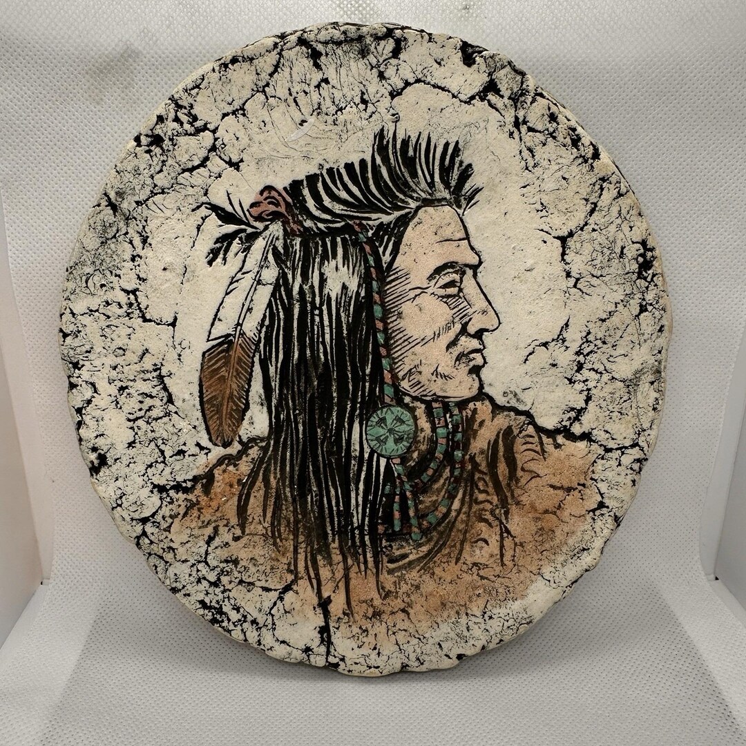 Stan Langtwait Shapes of Clay Native American Pottery Plaque - Etsy