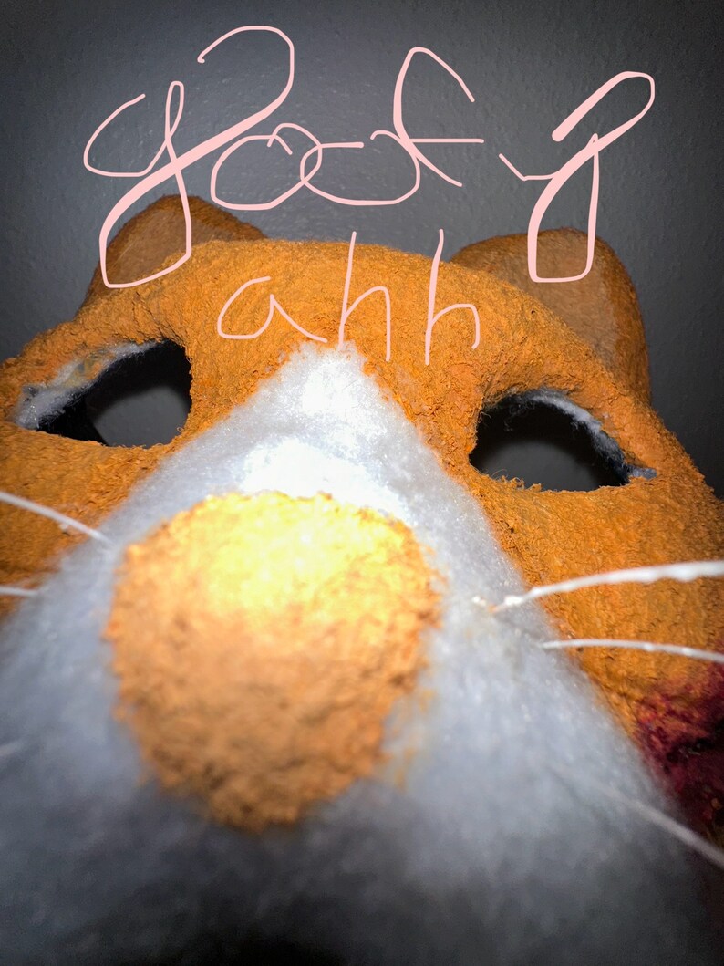 Orange Tabby Therian Cat Mask Padded strawberry_vixen - Etsy