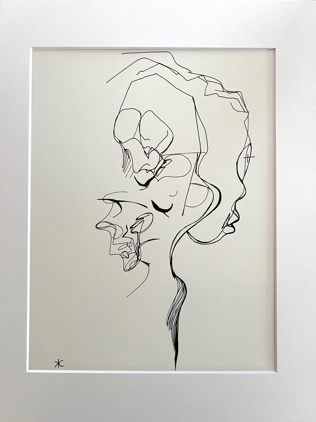 Drawing 2 - Ink Art Print - Etsy