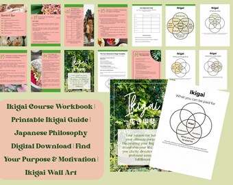 IKIGAI Template, Printable, Instant Download, Find Your Life's Purpose ...