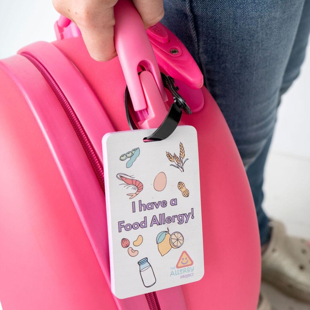 Personalized Food Allergy Alert Tag: PVC Rubber Medical ID for Kids - Etsy