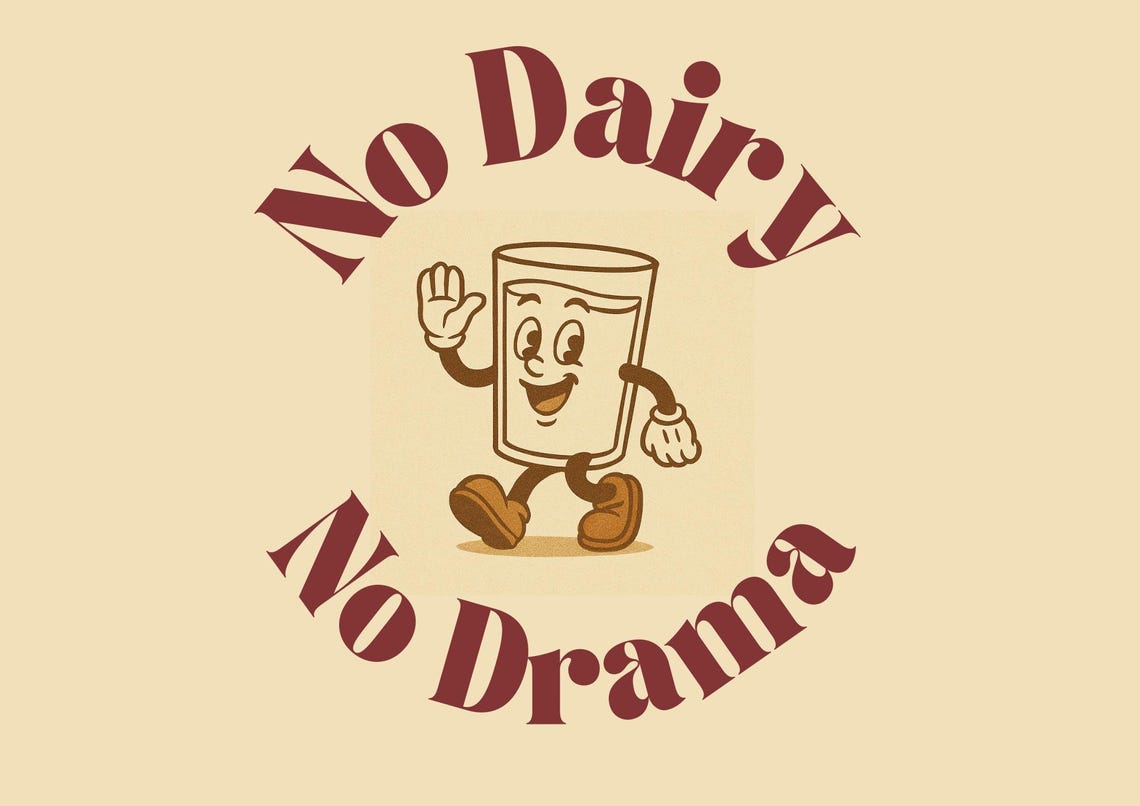 Retro Allergen Mascot Icons Bundle Food Allergy Clipart Labels, Menus ...