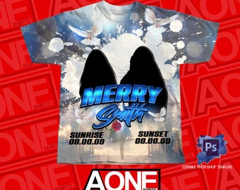 Rip Memorial Shirt Editable Photoshop Template - Etsy