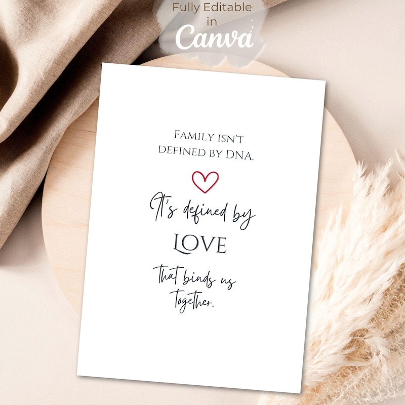 Adoption Cards for Family - Etsy