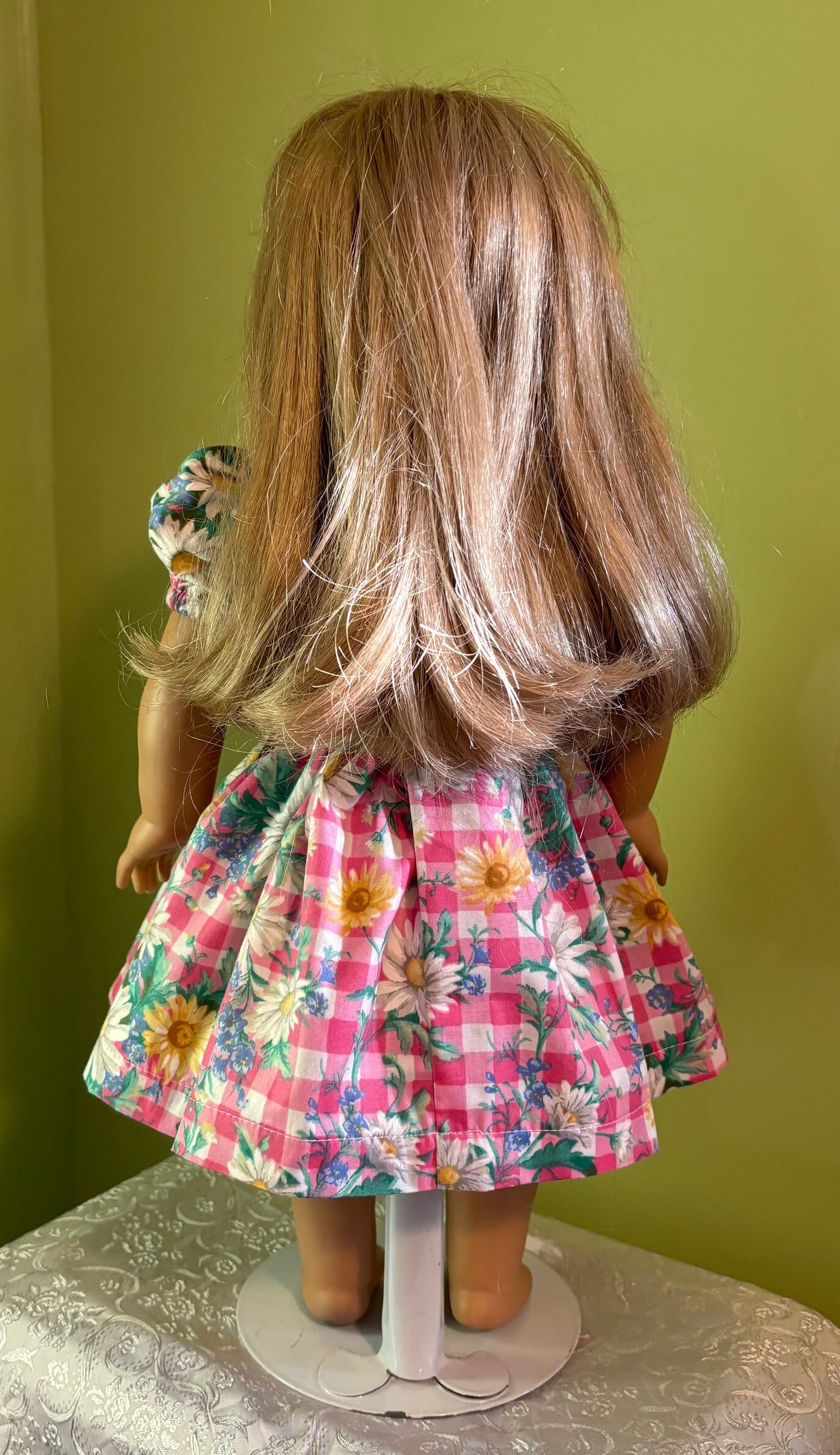 Cute Spring Dress for a Special Tea Party on the Patio With Her Friends ...