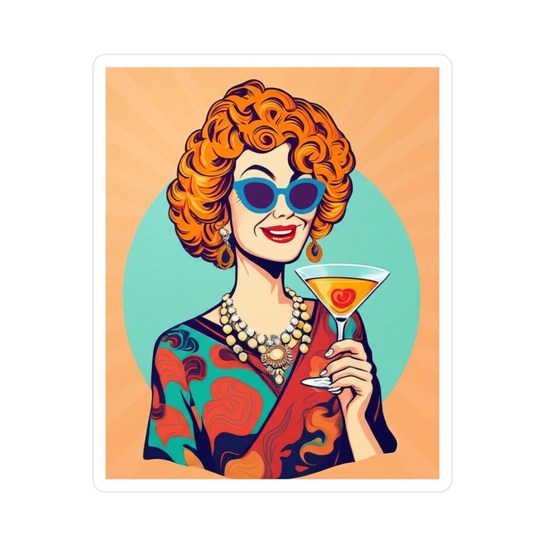 Roper Romp Sticker, Mrs Roper Kiss-cut Vinyl Decal, Three's Company ...