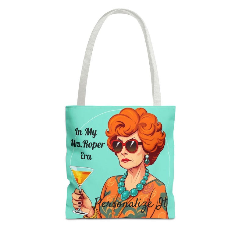 Mrs Roper Era Tote Bag, Roper Romp Prize, 70's Theme Party Favor ...