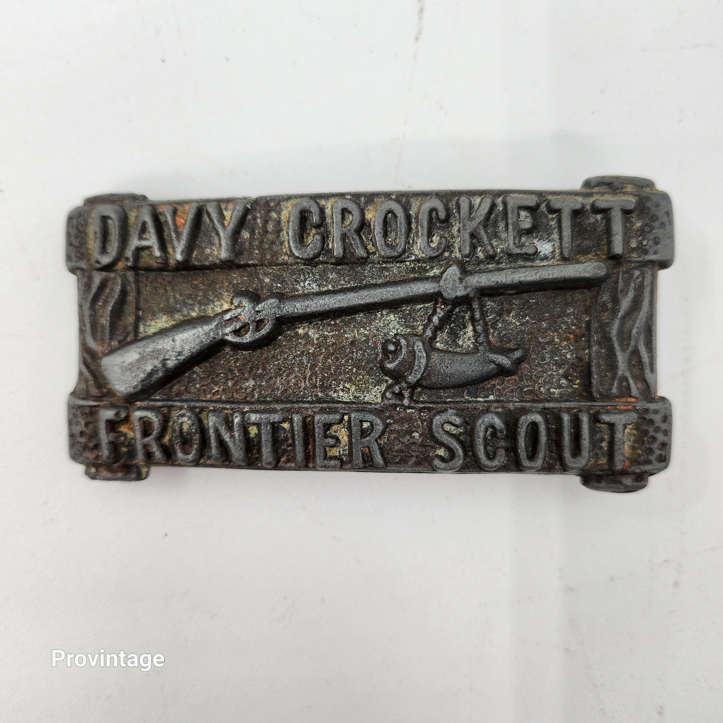 Vintage Davy Crockett Frontier Scout Belt Buckle - A1 - Etsy