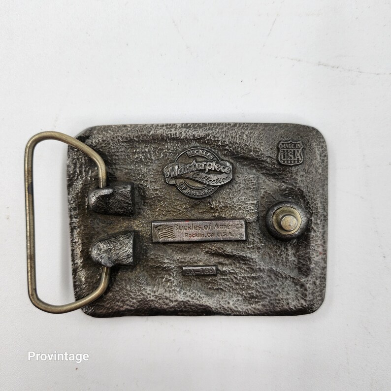 Vintage "world's Greatest Dad" Belt Buckle - Buckles of America - Made ...